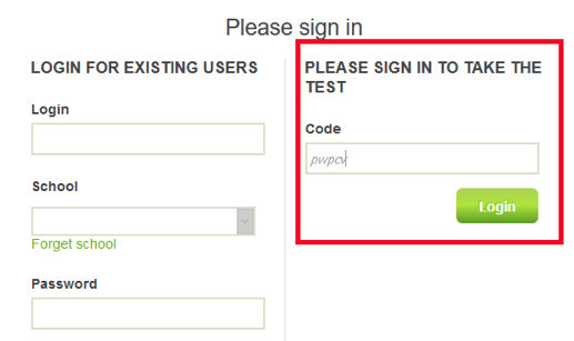Importing Students with the Access Code Login Method